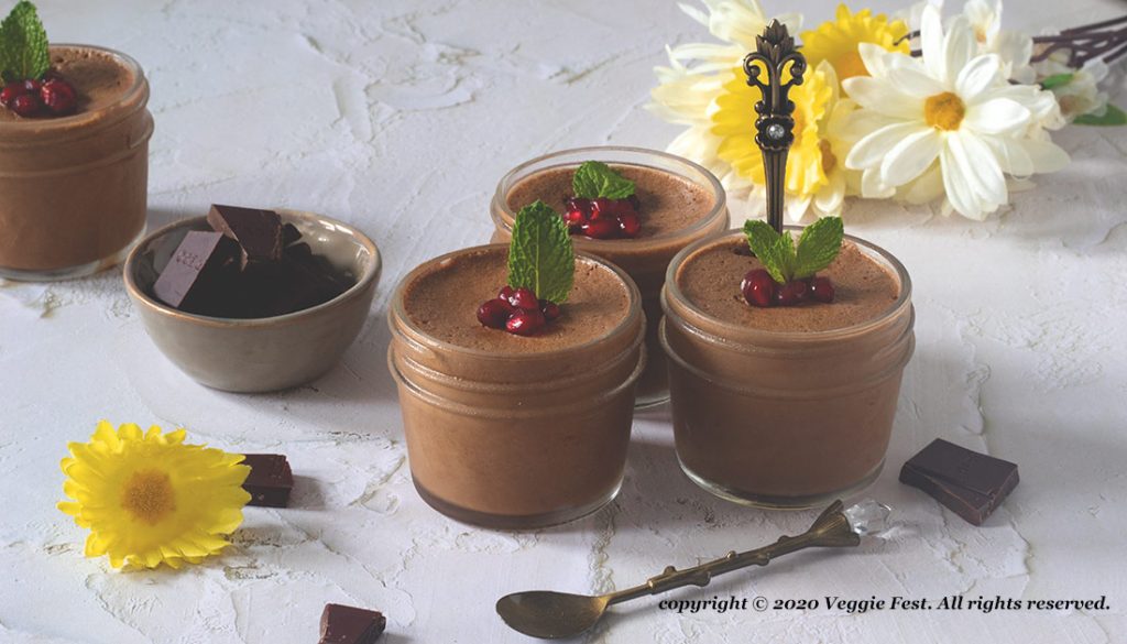 Dark Chocolate Mousse Recipe | Veggie Fest