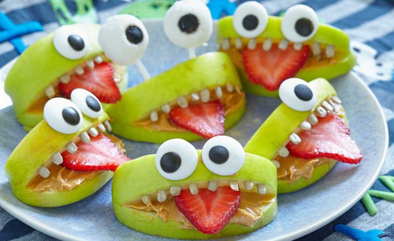 Apple Monster Mouths Recipe | Veggie Fest
